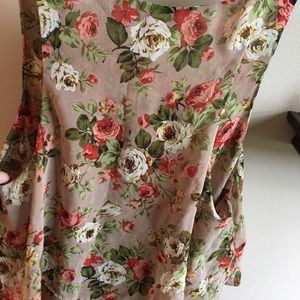 Tops | Poetry Romantic Flowy Floral Tank | Poshmark